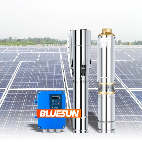 Southeast Asia Market Solar DC Pump 4 Inch 60M Head 1500W 2HP Solar DC ...